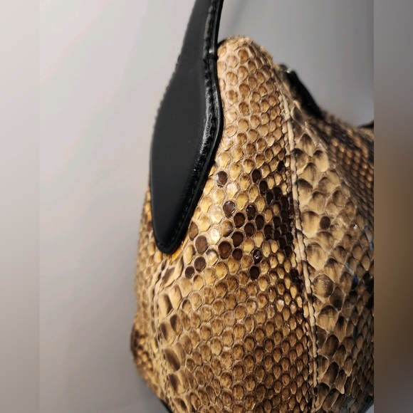 Desmo | Bags | Desmo Made In Italy Genuine Python Super Light Weight ...